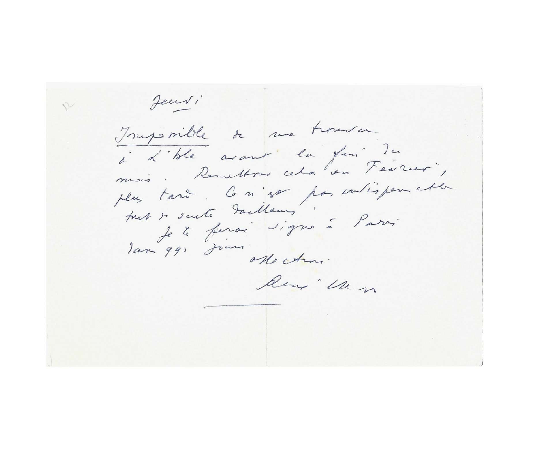 CHAR, René (1907-1988) | Le Manuscrit FrançaisLe Manuscrit Français