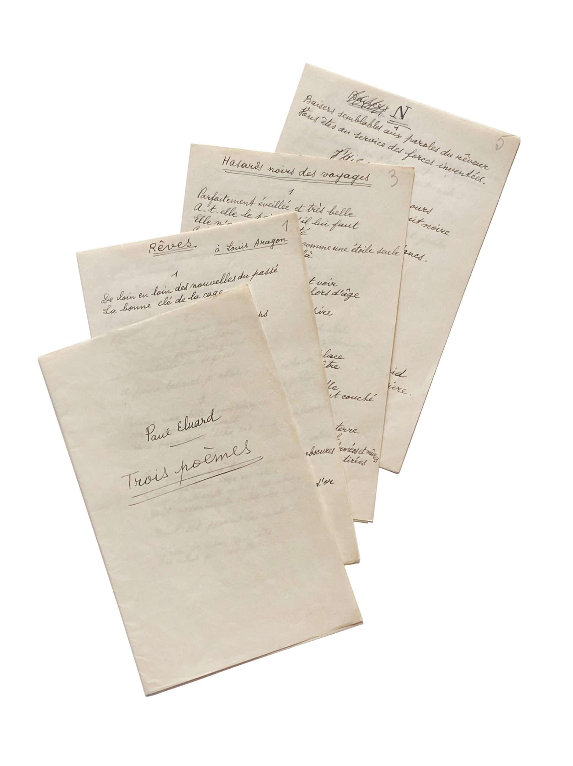 ÉLUARD, Paul (1895-1952) | Le Manuscrit Français