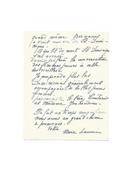 LAURENCIN, Marie (1883-1956) | Le Manuscrit FrançaisLe Manuscrit Français